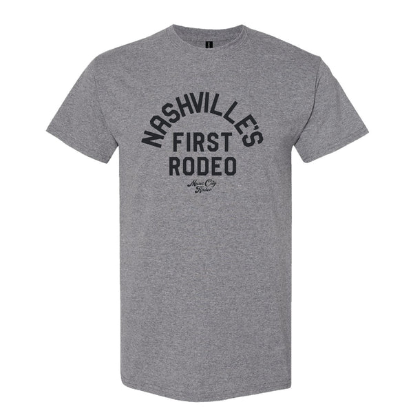 Nashville's First Rodeo Tee Grey – Music City Rodeo